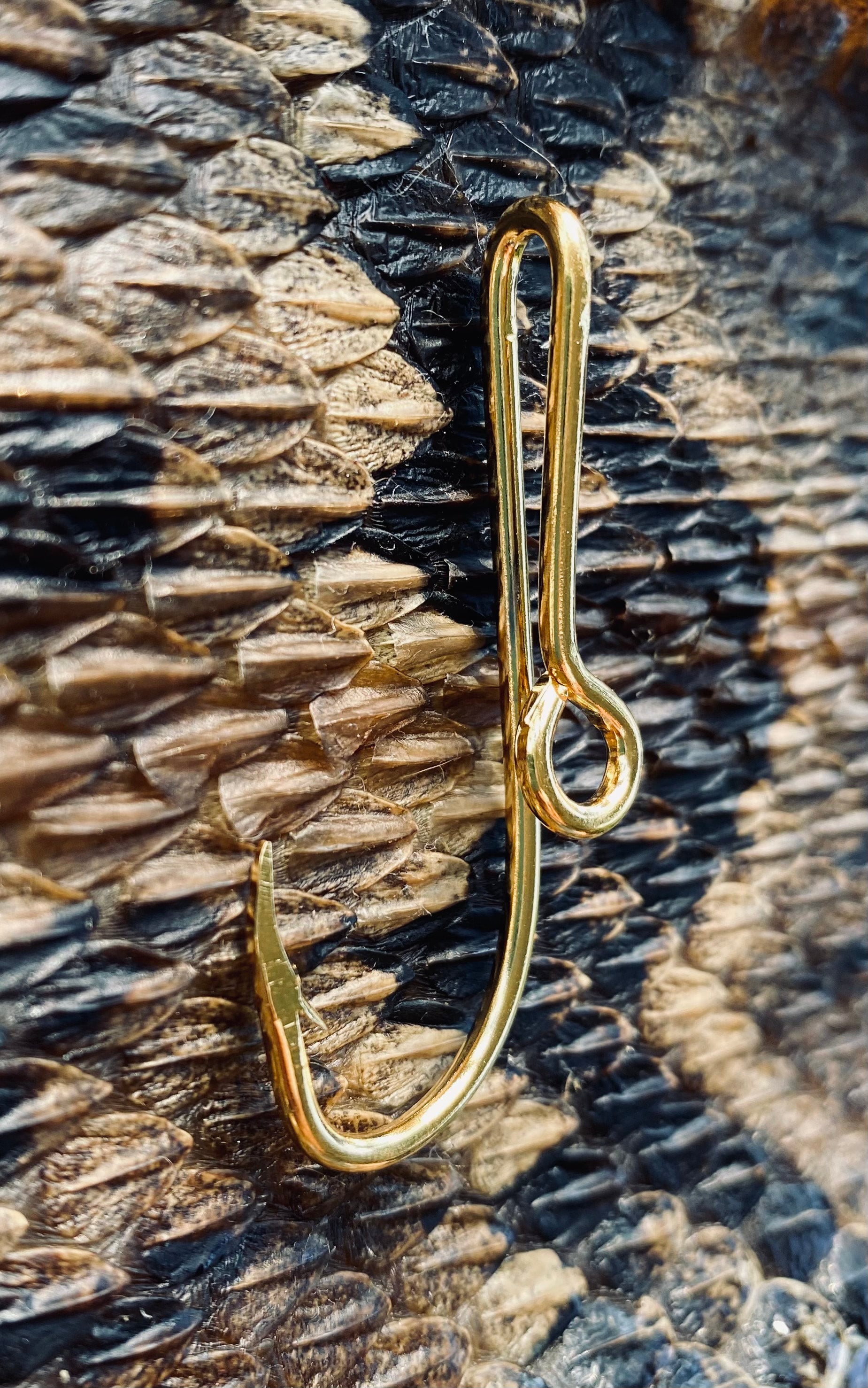 Gold Hat Hook | Pickle Wheat